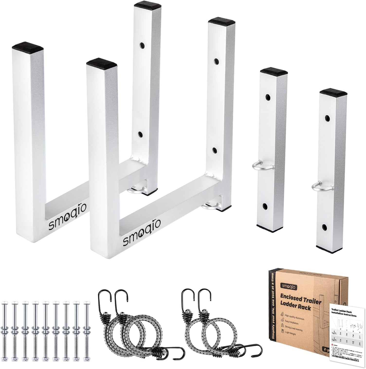 Amazon.com: DIYIIRON Side Mount Ladder Racks Heavy Duty Trailer Ladder ...