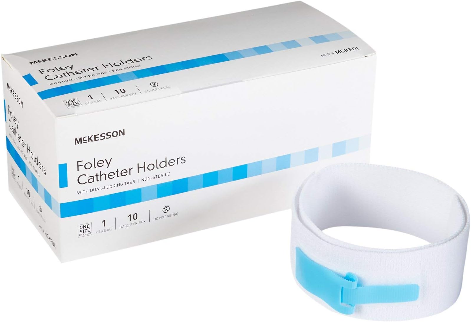 Amazon.com: McKesson Foley Catheter Tube Holder with Dual-Locking Tabs ...
