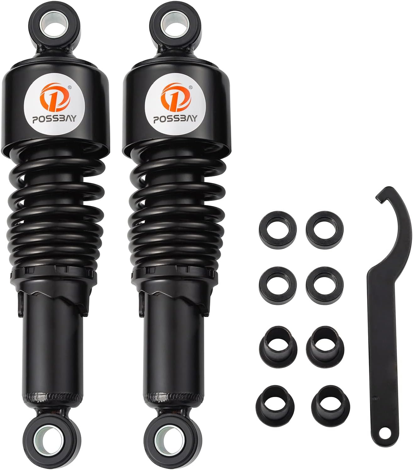Amazon.com: Possbay Motorcycle Shock Motorcycle Rear Shock 10.5"/267mm ...
