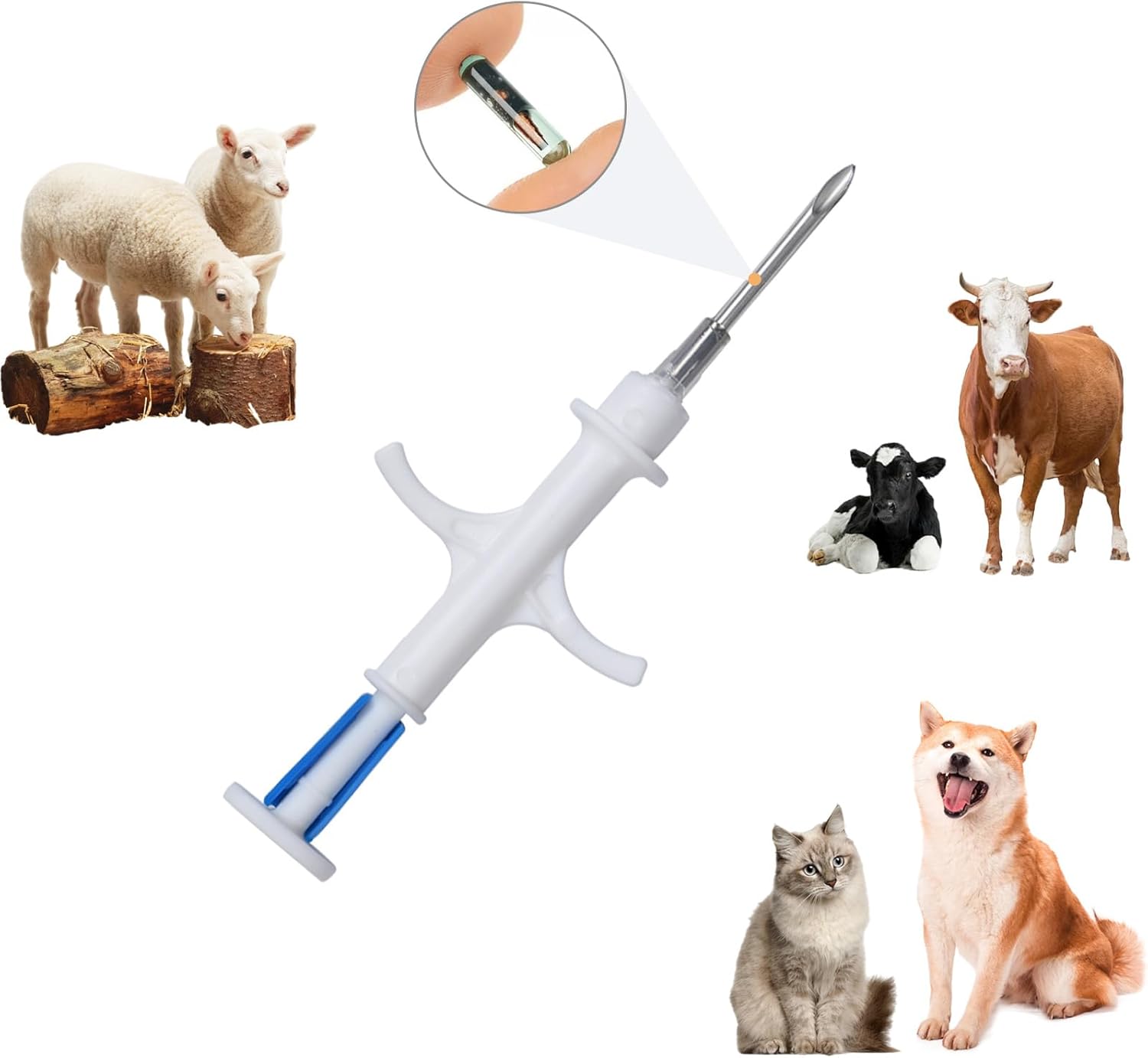 Amazon.com : JINSHIGAO Pet Microchip 134.2khz FDX-B ISO11784/11785 ...