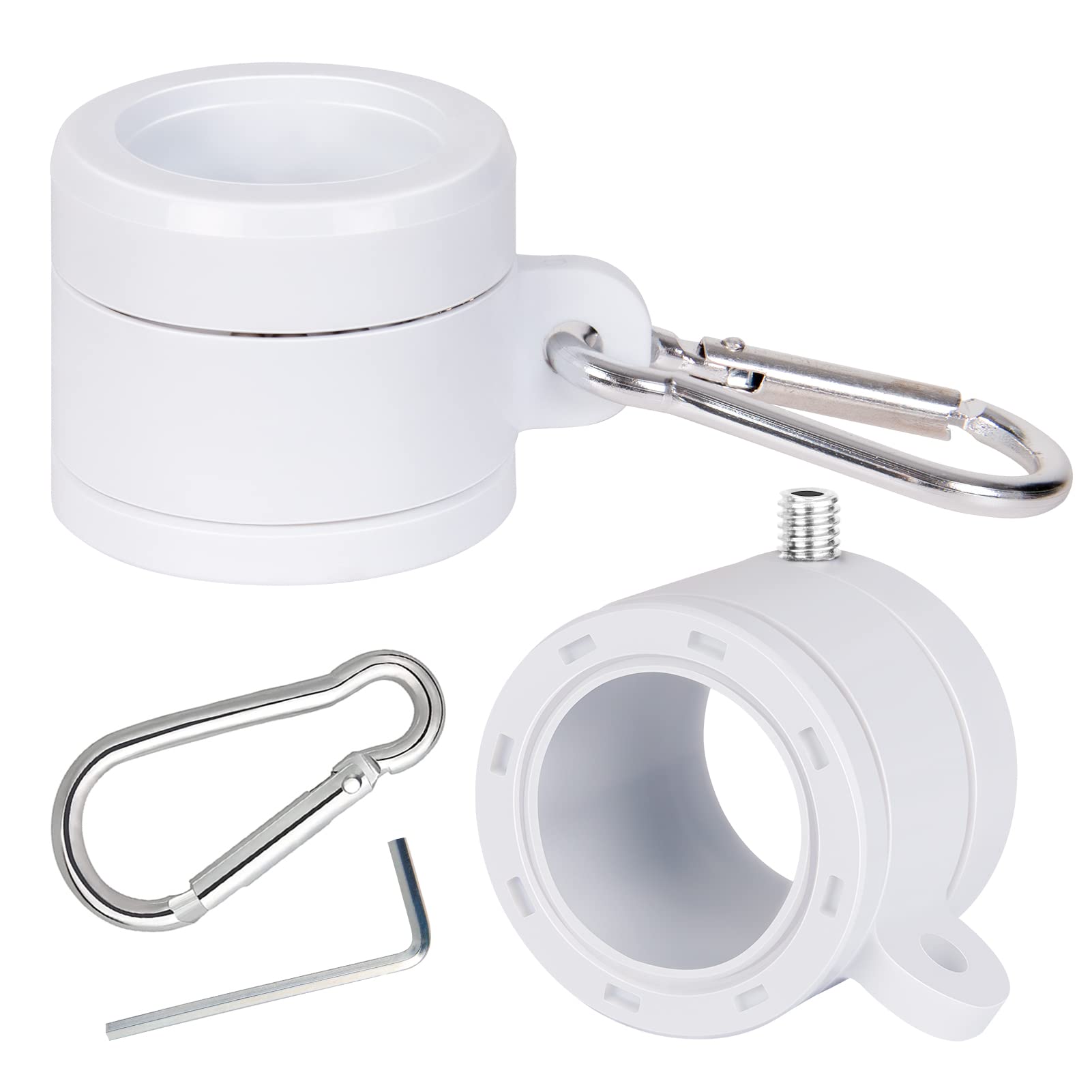 Amazon.com : Kelool 2 Pack Flag Pole Rings, Anti Wrap 360°Rotating Flag ...