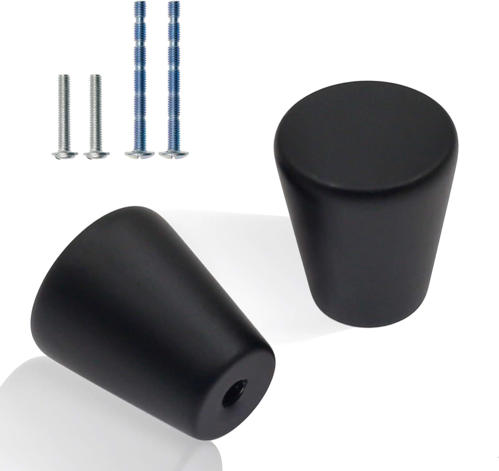 Yoohey 10PCS Small Black Cabinet Knobs - 20mm/0.78" Diameter Flat ...