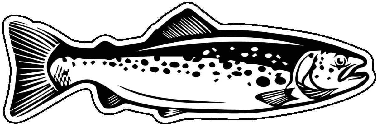Amazon.com - Rainbow Trout Fish Vinyl Waterproof Sticker Decal Car ...