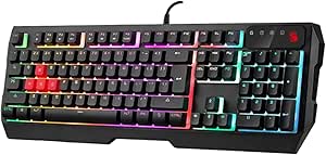 Amazon.com: A4tech Bloody B140N QWERTY Gaming Keyboard 1000 Hz ...