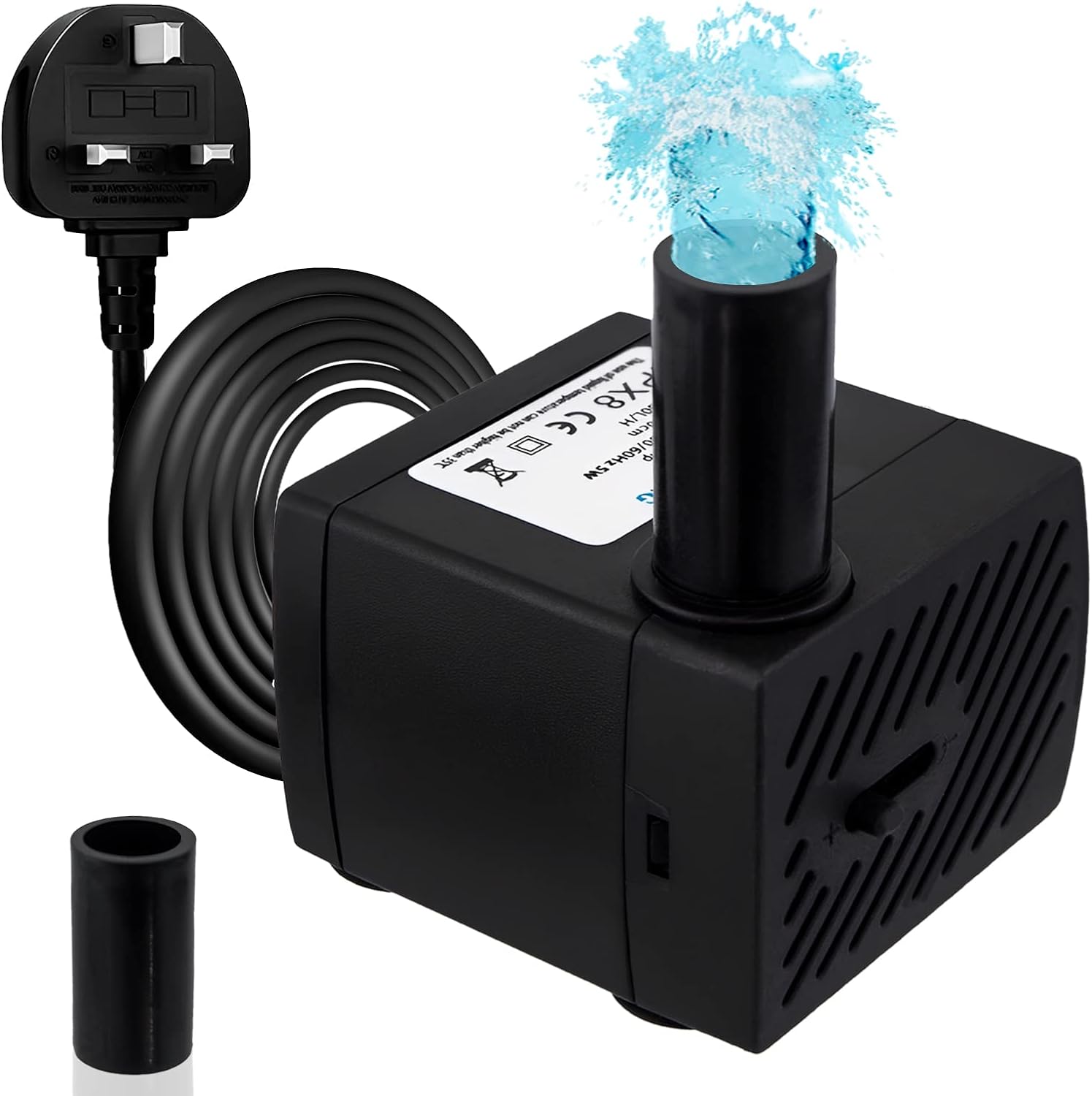 Awroutdoor Mini Submersible Water Pump, Ultra Quiet Water Feature Pump ...