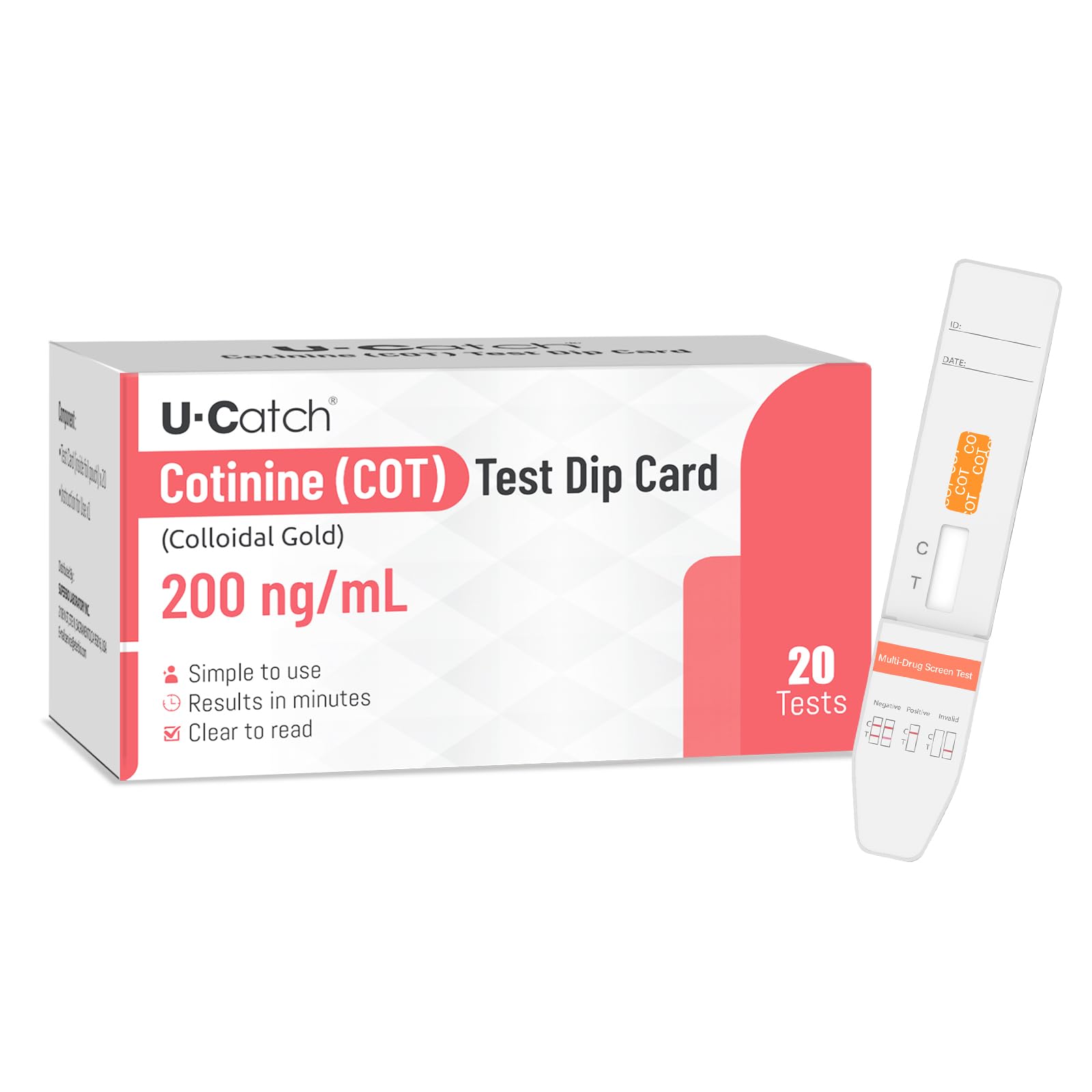 Amazon.com: 20 Pack-Nicotine Testing Kit at Home: Nicotine/Cotinine ...