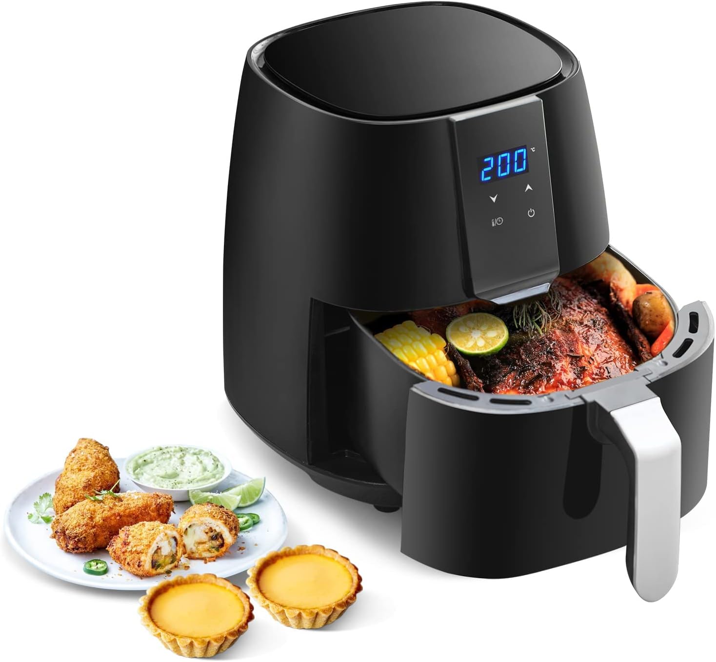 OFCASA Digital Air Fryer 1450w Air Fryers, 3.8L Air Fryers 60-Minute ...