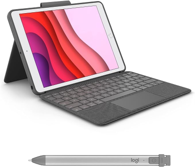 Logitech Combo Touch Keyboard Case For IPad 7th Gen 2019 8th Gen 2020 9th Gen 2021 logitech-combo-touch-keyboard-case-for-ipad-7th-gen-2019-8th-gen-2020-9th-gen-2021
