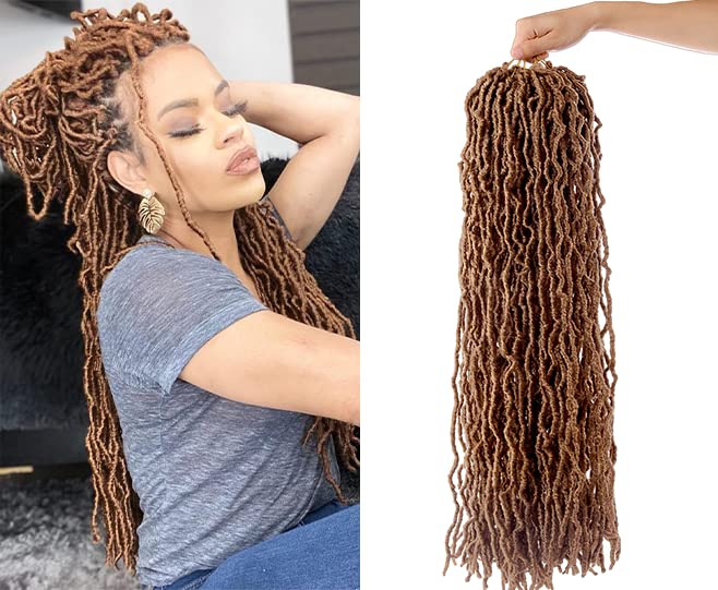 Amazon.com : Soft Locs 30 Inch 2 Packs Dark brown Color 27 Crochet Locs ...