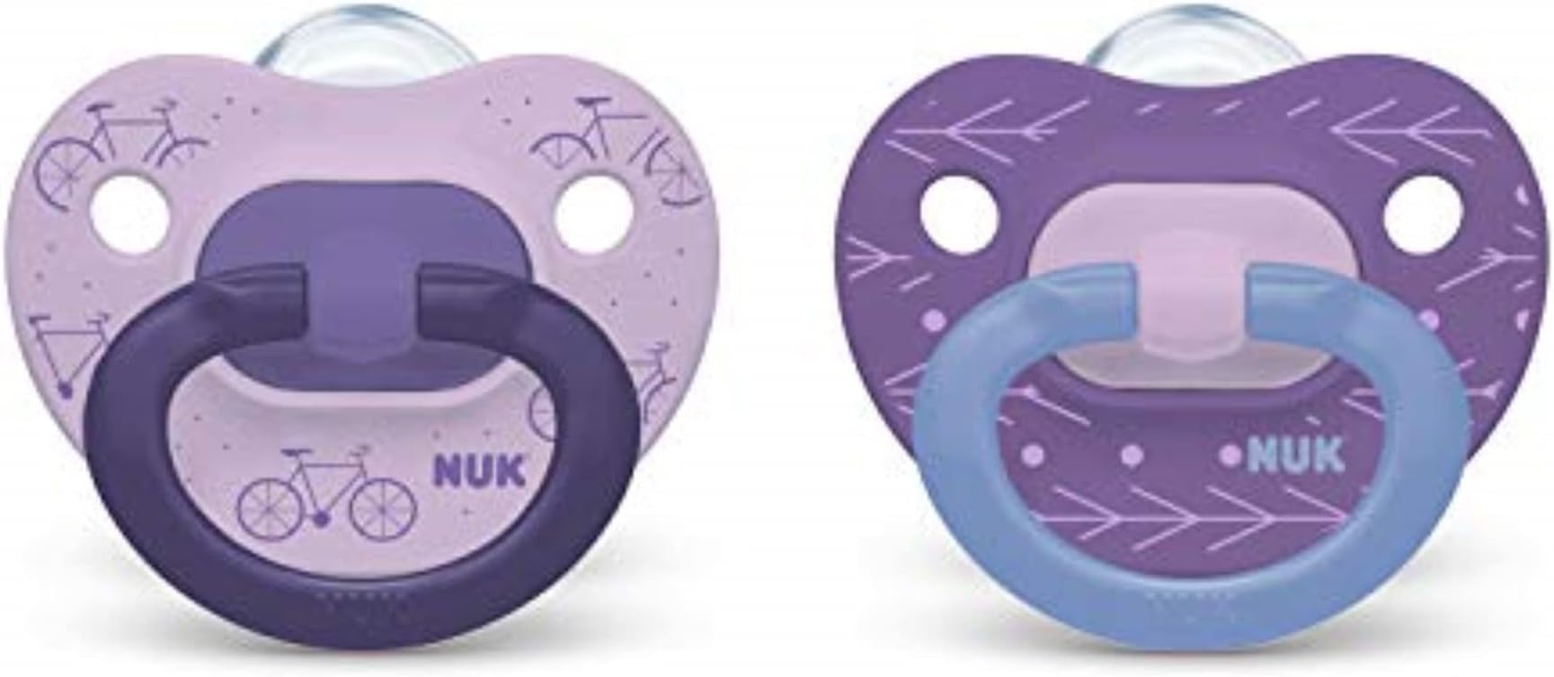 Amazon.com : NUK Orthodontic Pacifiers, Boy, 0-6 Months, Blue (Pack of ...