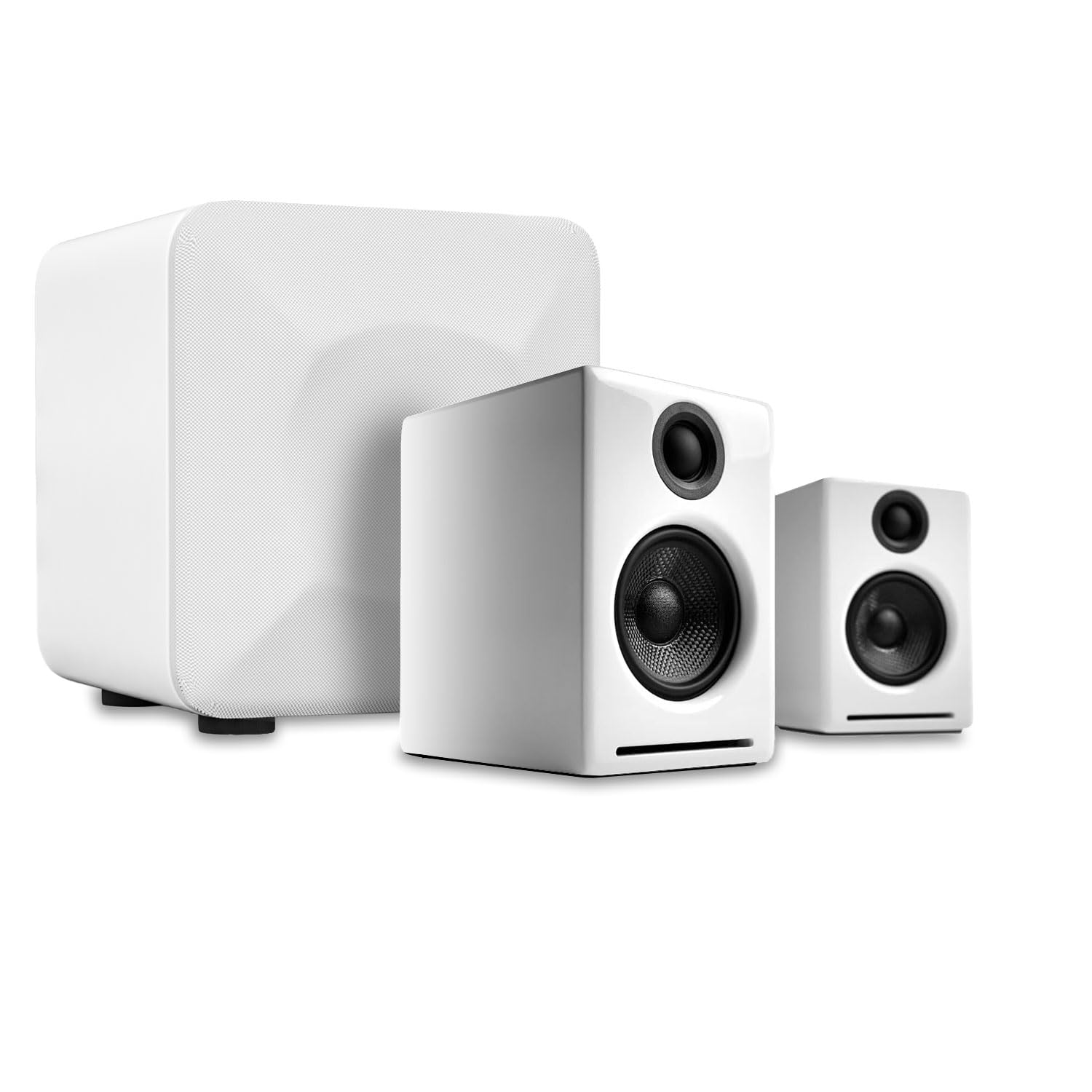 Amazon.com: Audioengine A2 White Pc Speakers for Desktop and S6 White ...