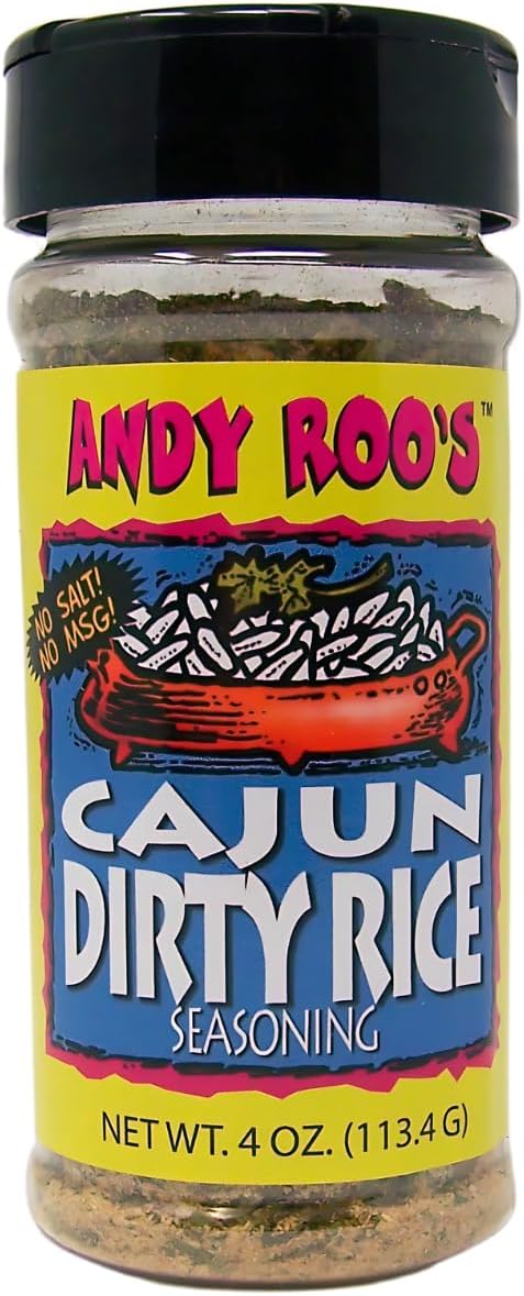Amazon.com : Andy Roo's Cajun VooDoo Seasoning, 6 Ounce Shaker ...