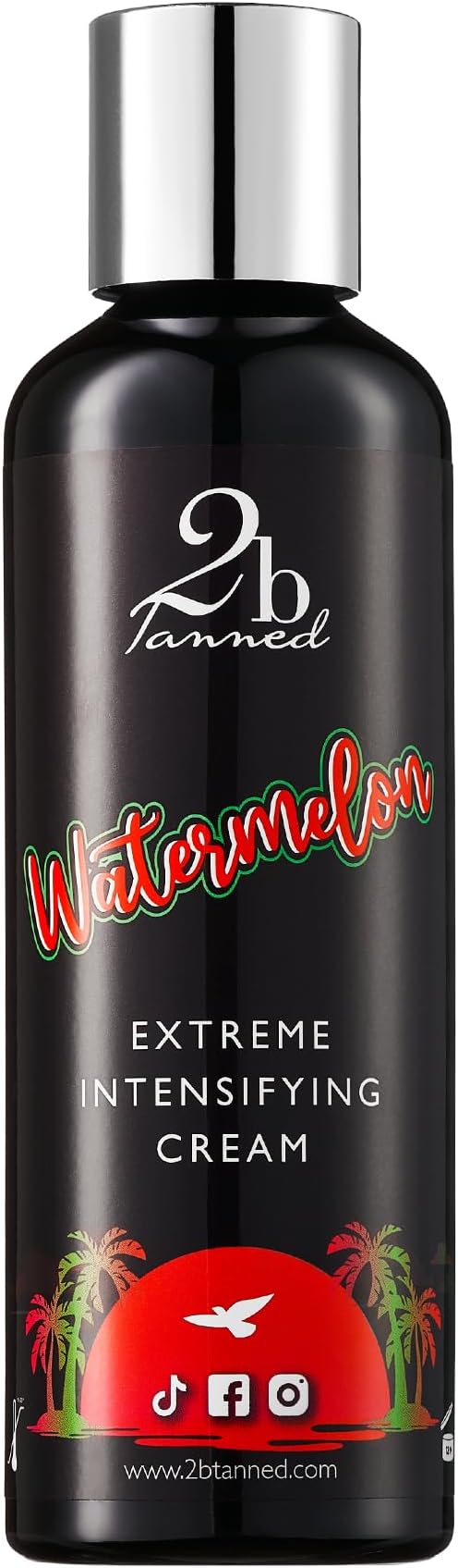 2bTanned Sunbed Tanning Accelerator (200ml), Extreme Intensifying Cream ...