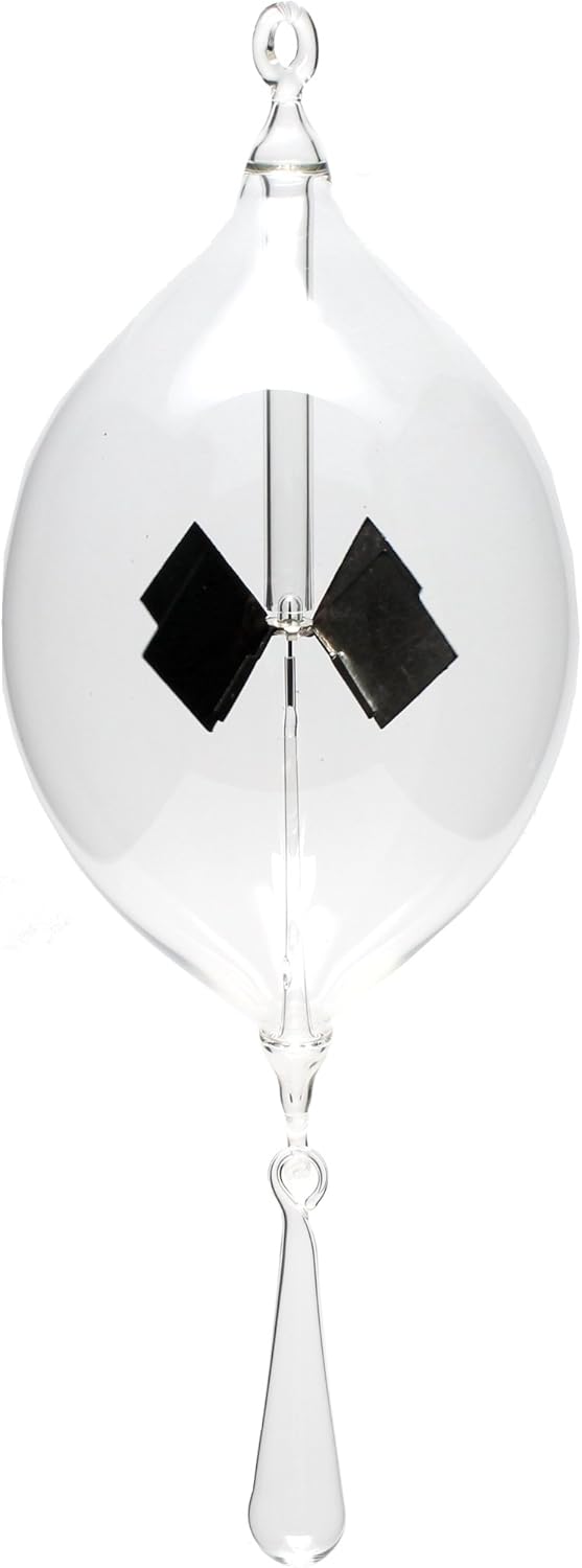 Crookes Solar Radiometer Hanging 80 mm Clear with Droplet Light Mills ...