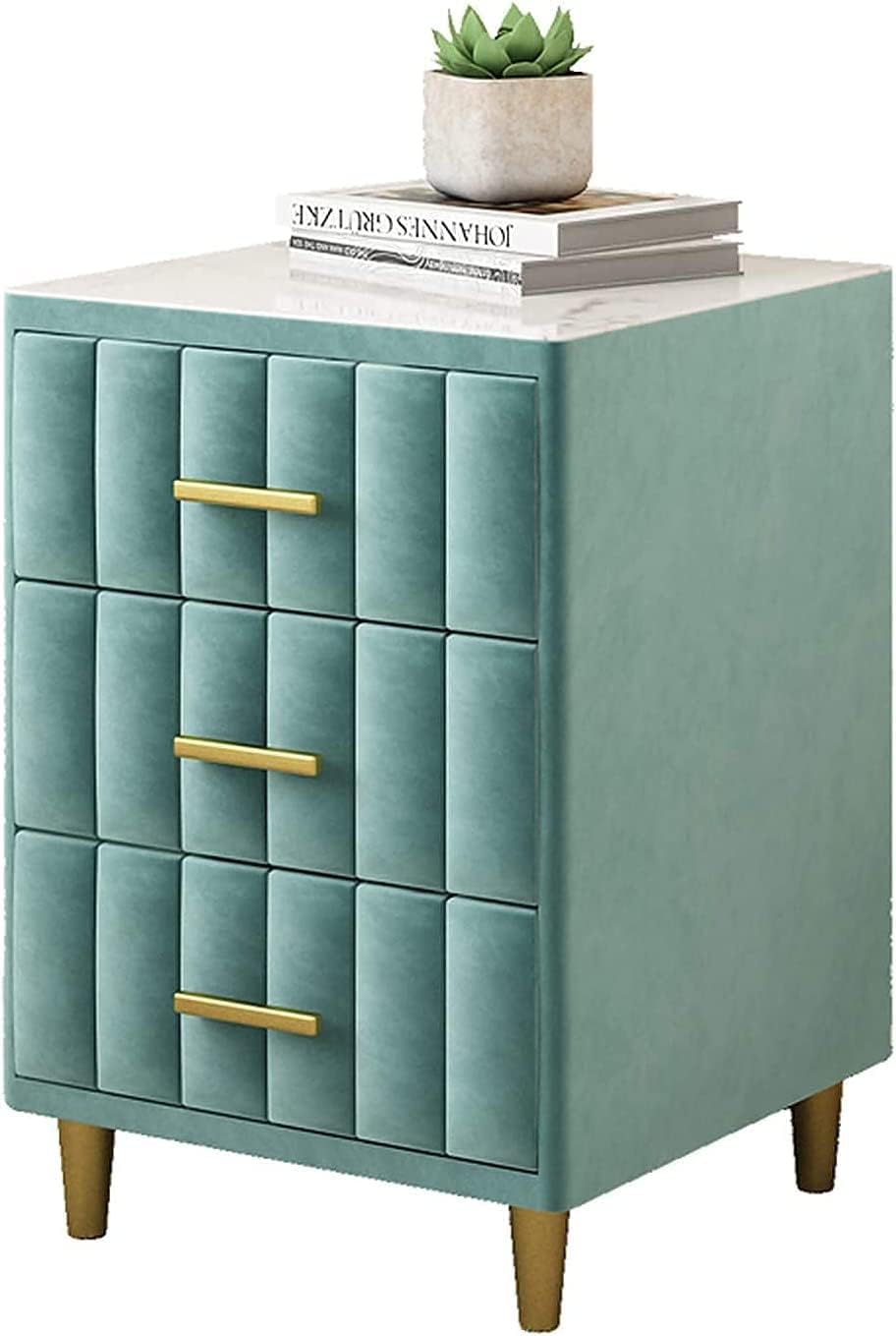 Amazon.com: SOSSEG Bedside Table, Large Storage Bedside Table, Nordic ...