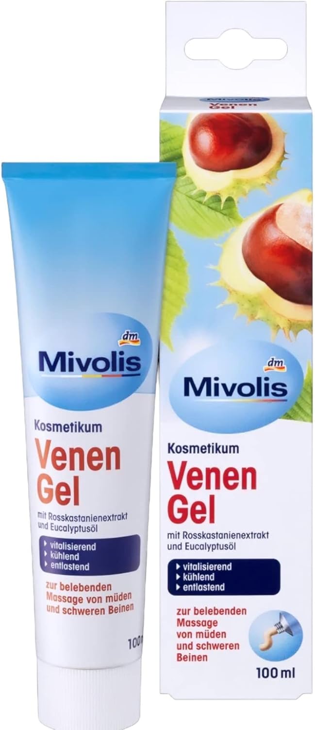 Amazon.com: Mivolis dm Vein Gel with Horse Chestnut Extract and ...