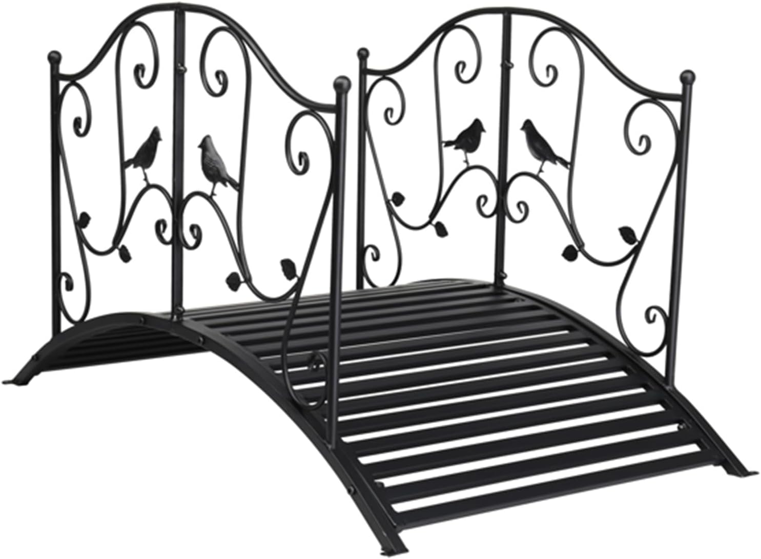 Amazon.com: JTDISHINY Garden Metal Arch Bridge Backyard Iron Bridge ...