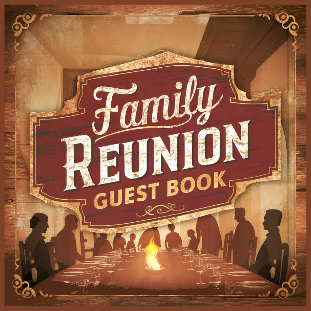 Family Reunion Guest Book: Large Sign In Keepsake Book - Colorful Tree ...