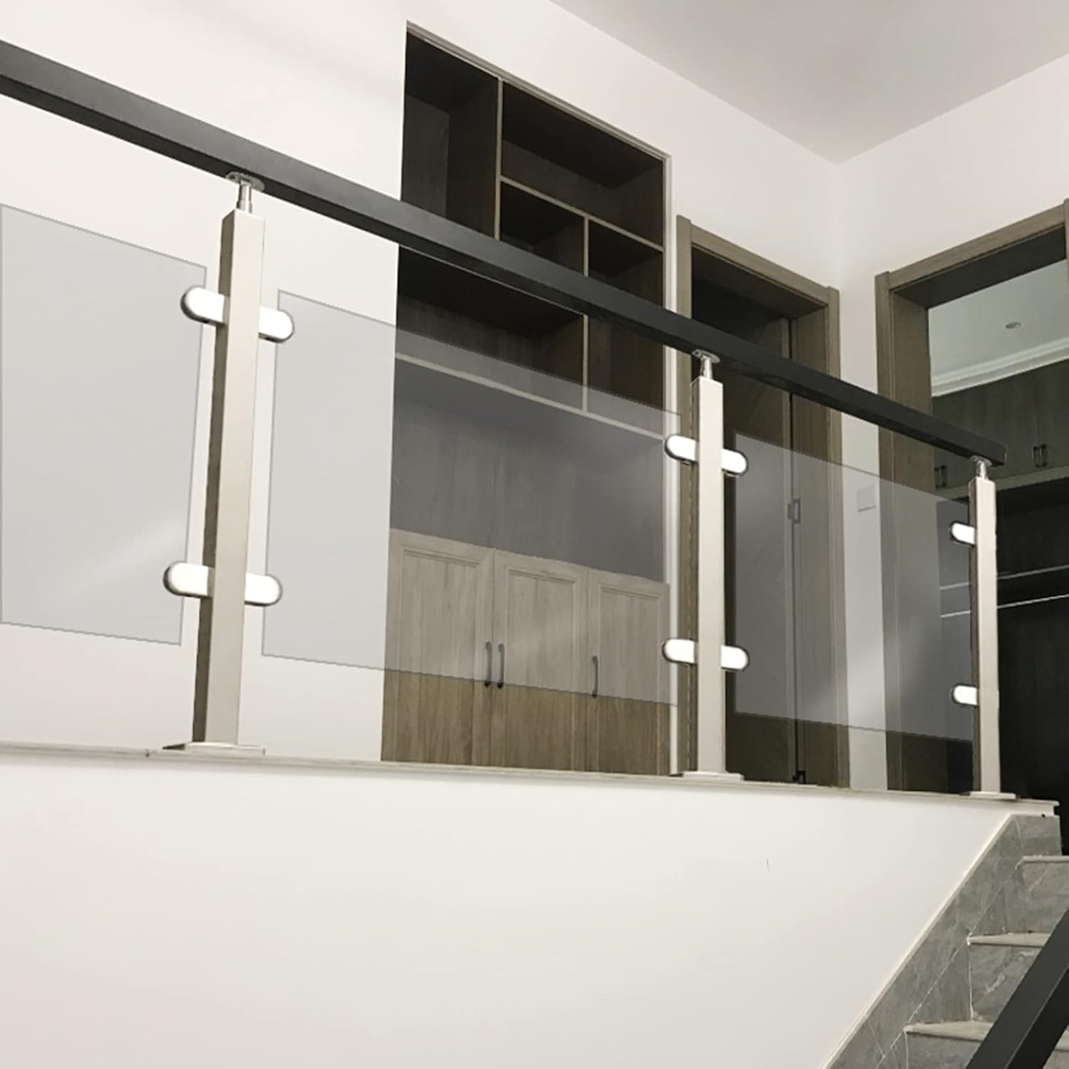 Glass Railing Post,Stair Post Stainless Steel Glass Railing Post, Deck ...