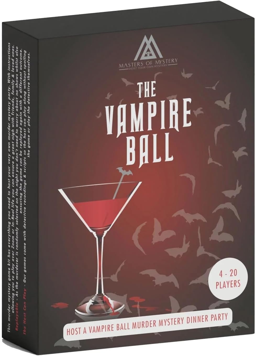 Amazon.com: Replay-able Vampire Ball Murder Mystery Dinner Party Game ...