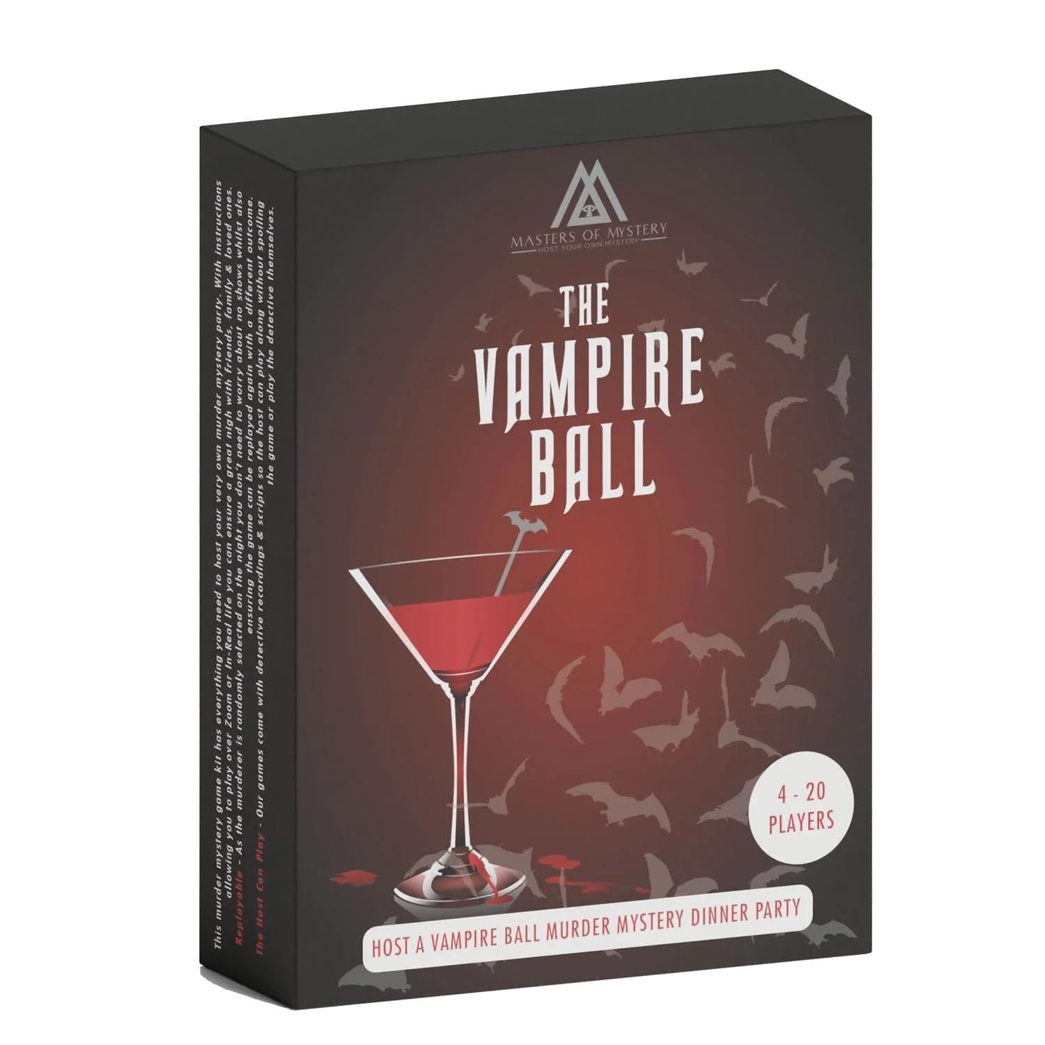 Buy Halloween Murder Mystery Game Kit - Vampire Ball - Physical Game ...