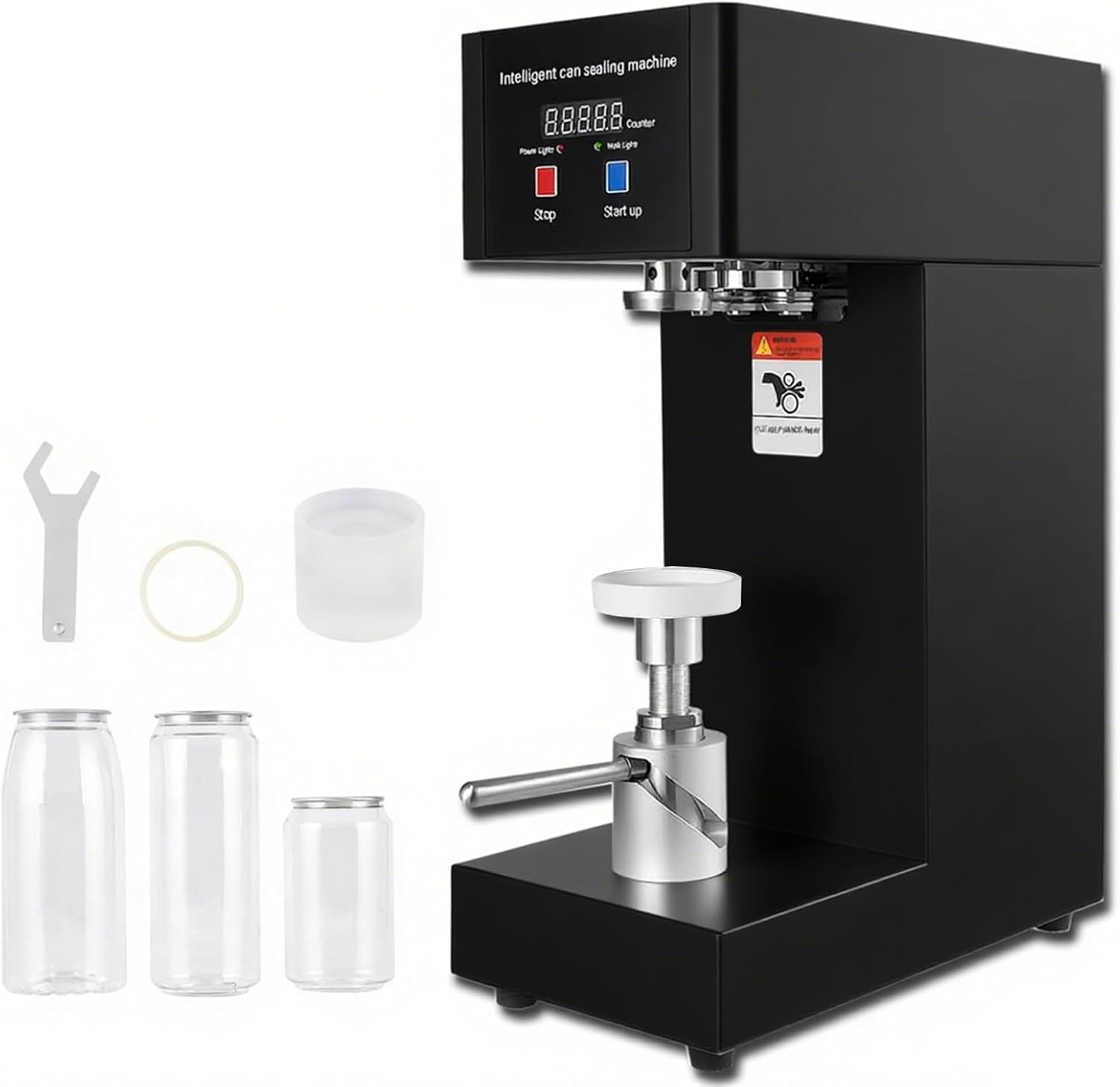 Amazon.com: New Commercial Semi-Automatic Can Sealer Machine,Bottle ...