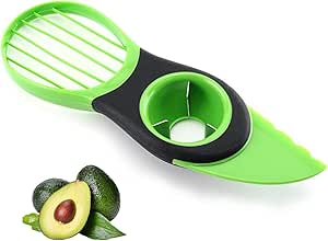 Avocado Cutter Tool 3-in-1 - Slicer, Pitter, Scooper Kitchen Gadget for ...