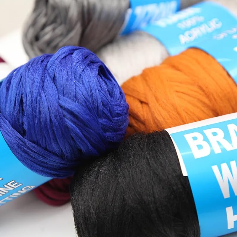 Omoge Hair Ltd 12 X 70g Soft Brazil Hair Wool For Braids Twists Cornrow ...