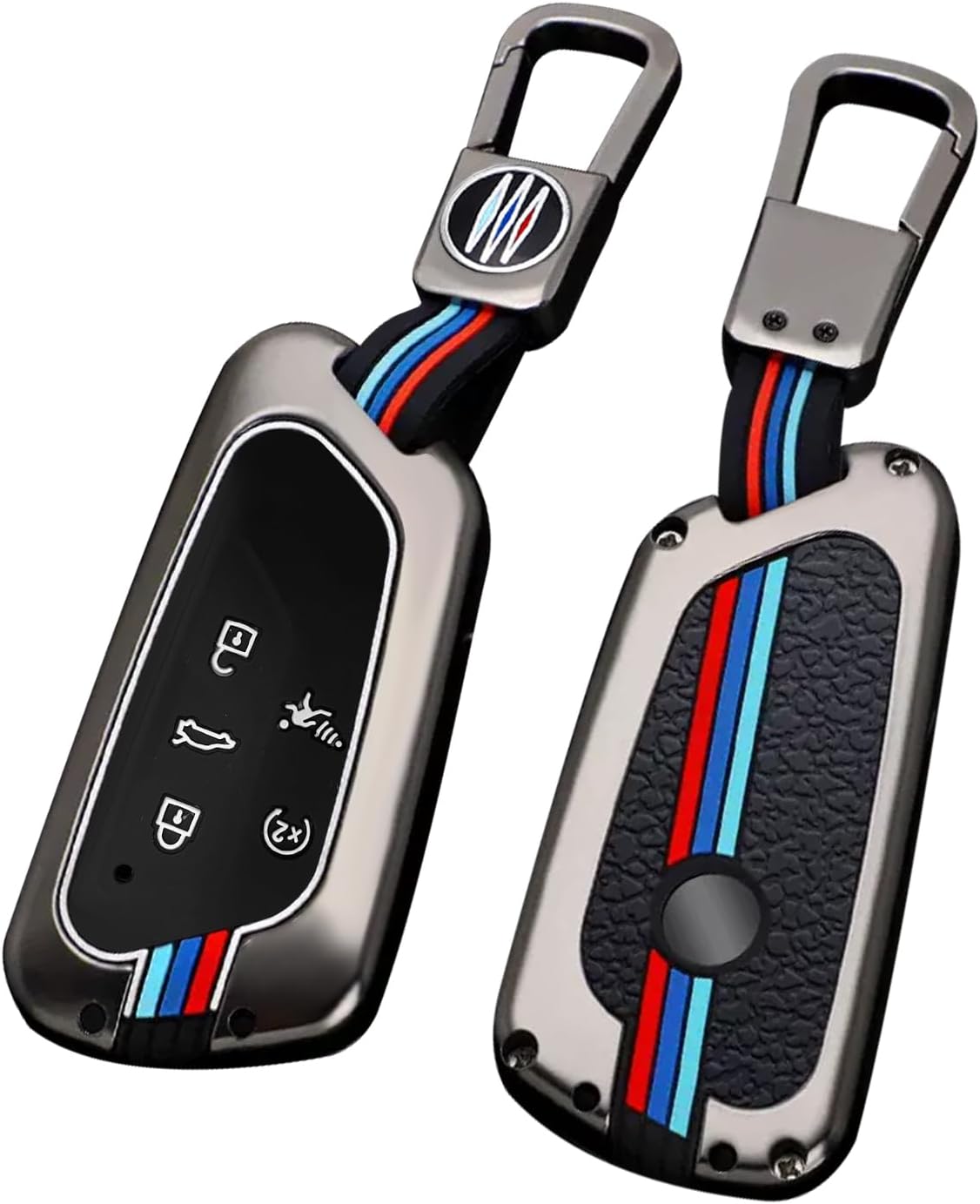 Amazon.com: Sindeda for Volkswagen Key Fob Cover with Keychain Soft ...