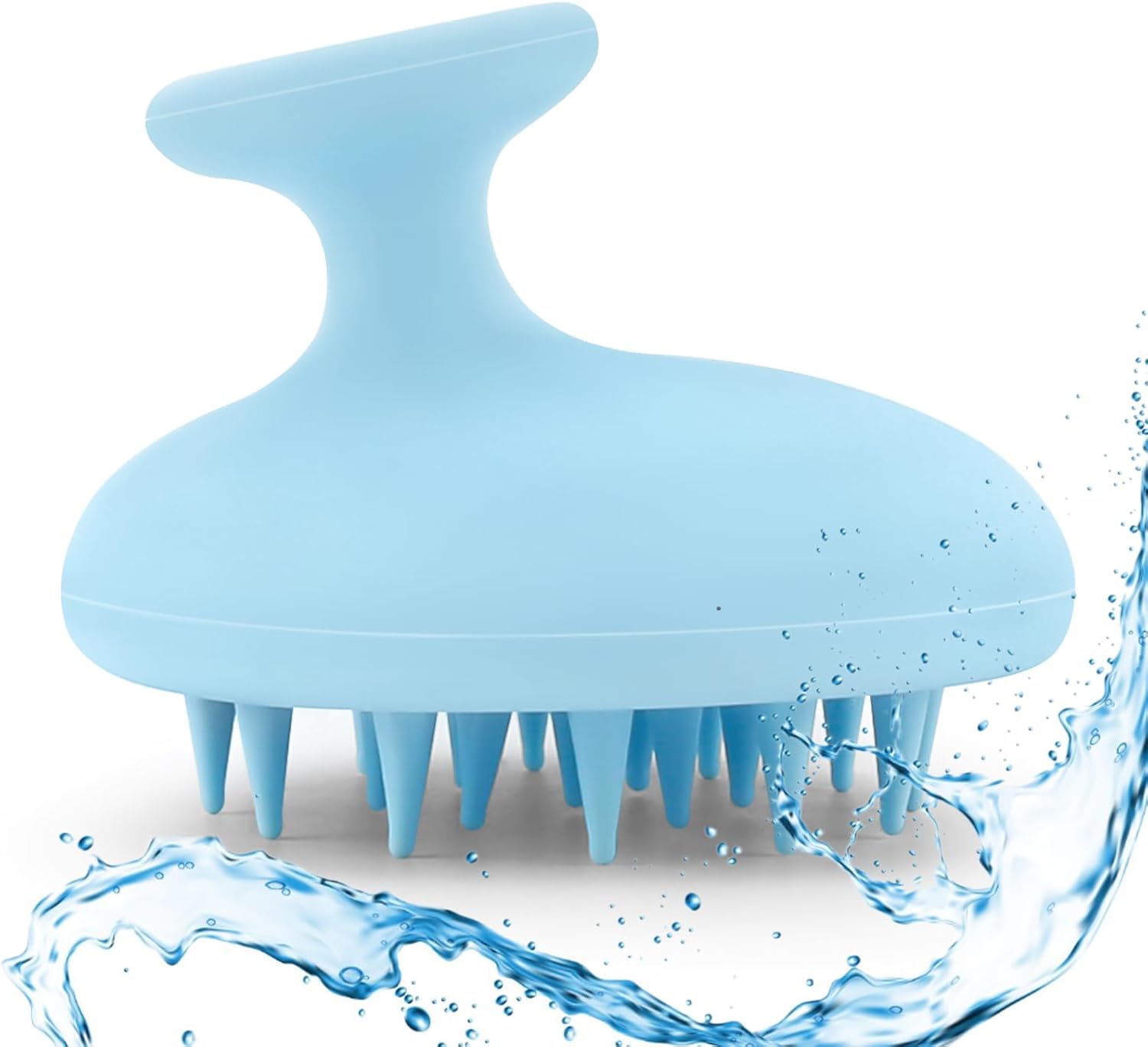 Amazon.com: BSSUEENB Silicone Scalp Scrubber Scalp Massager Shampoo ...