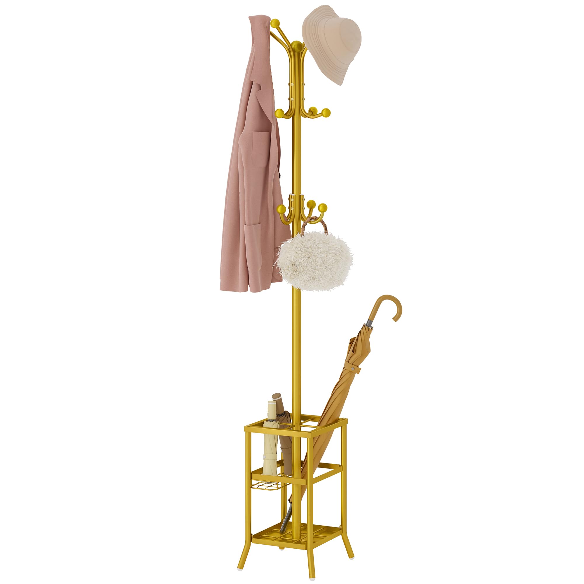 Amazon.com: FAVOOSTY Coat Rack Freestanding,Coat Rack Stand with ...