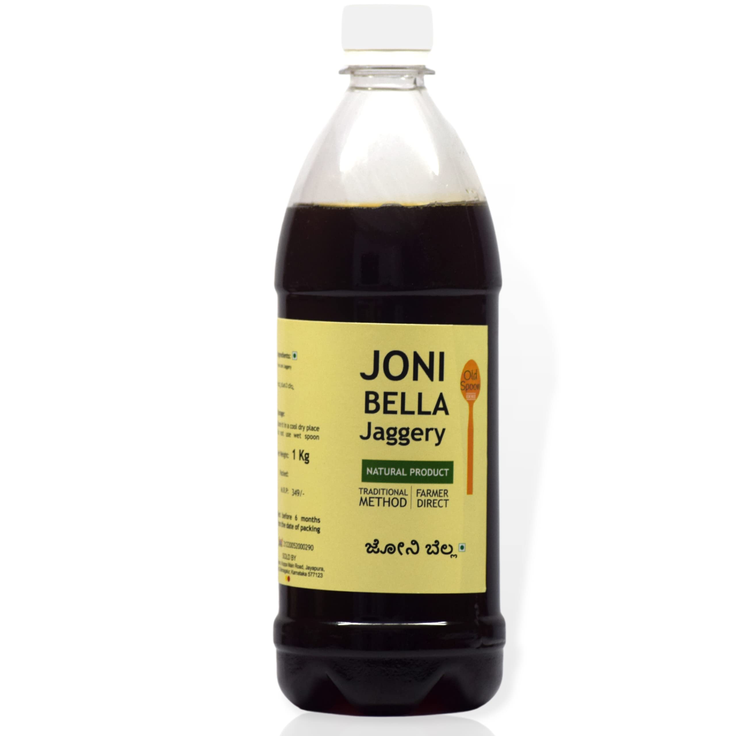 Buy Old Spoon Joni Bella Liquid Jaggery - Sugarcane Jaggery 100% Free ...