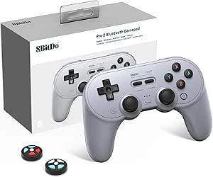 8Bitdo Pro 2 Bluetooth Controller - Hall Effect Joystick Update, for ...