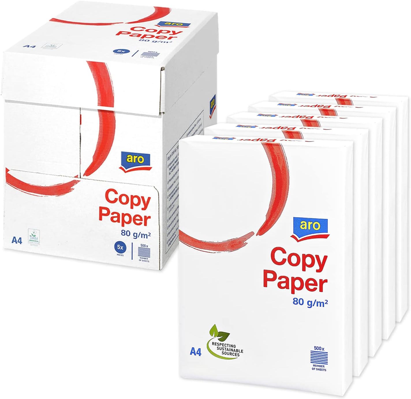 10000 Blatt Kopierpapier DIN A4 Standard : Amazon.de: Bürobedarf & Schreibwaren