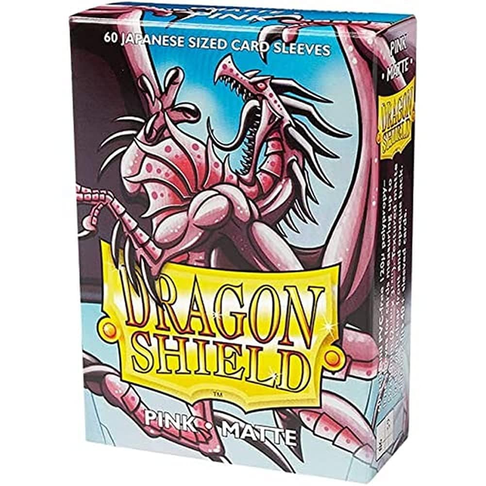 Dragon Shield Pink Dragon Shield Sleeves: Japanese- Matte Ivory (60 Ct ...