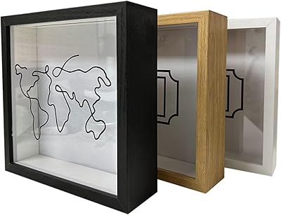 Amazon.com - JJWLWEI 12x17 Extra Deep Shadow Box, Large Shadow Boxes Display Cases with Lock，for ...