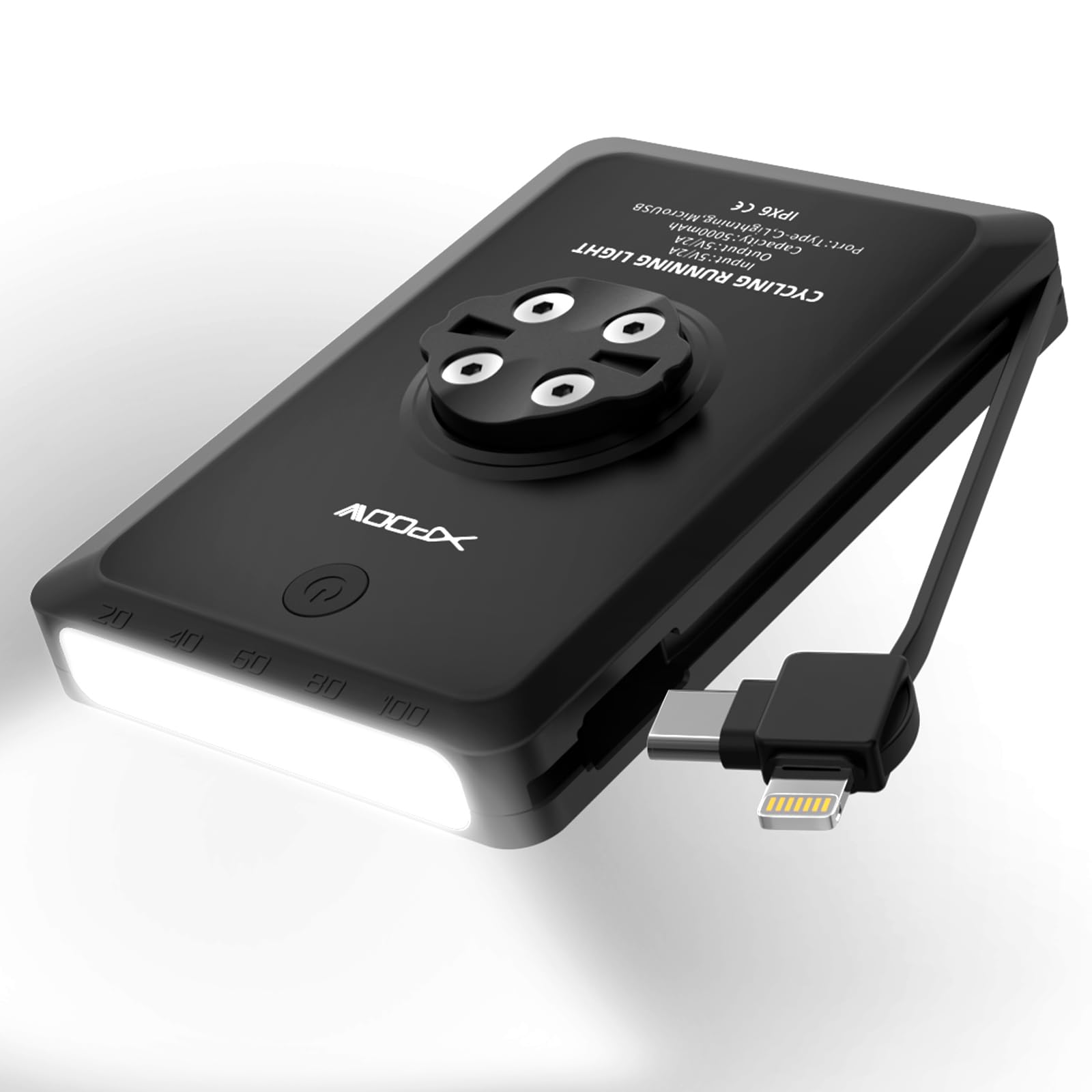 Amazon.com : Bike Running Light and Battery Package Compatible with ...