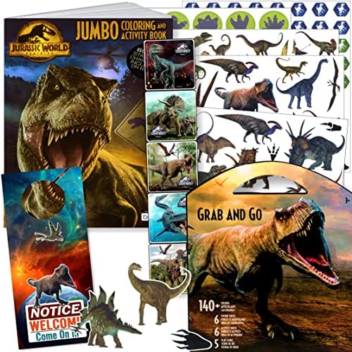 Amazon.com: Jurassic World Sticker Collection - Includes Over 150 ...