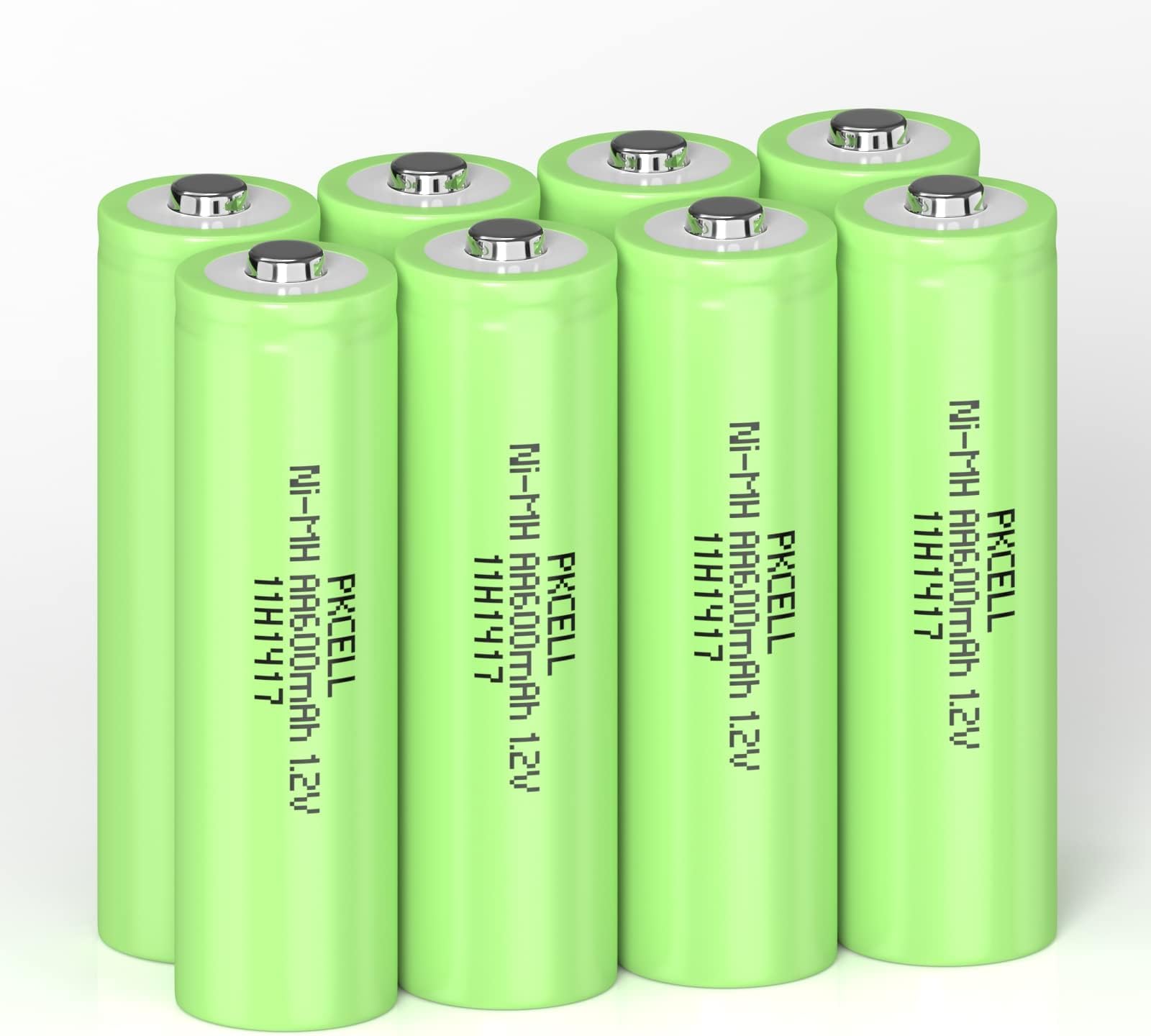 PKCELL Rechargeable AA Battery,Ni-MH Battery,Pre-Charged Battery for ...