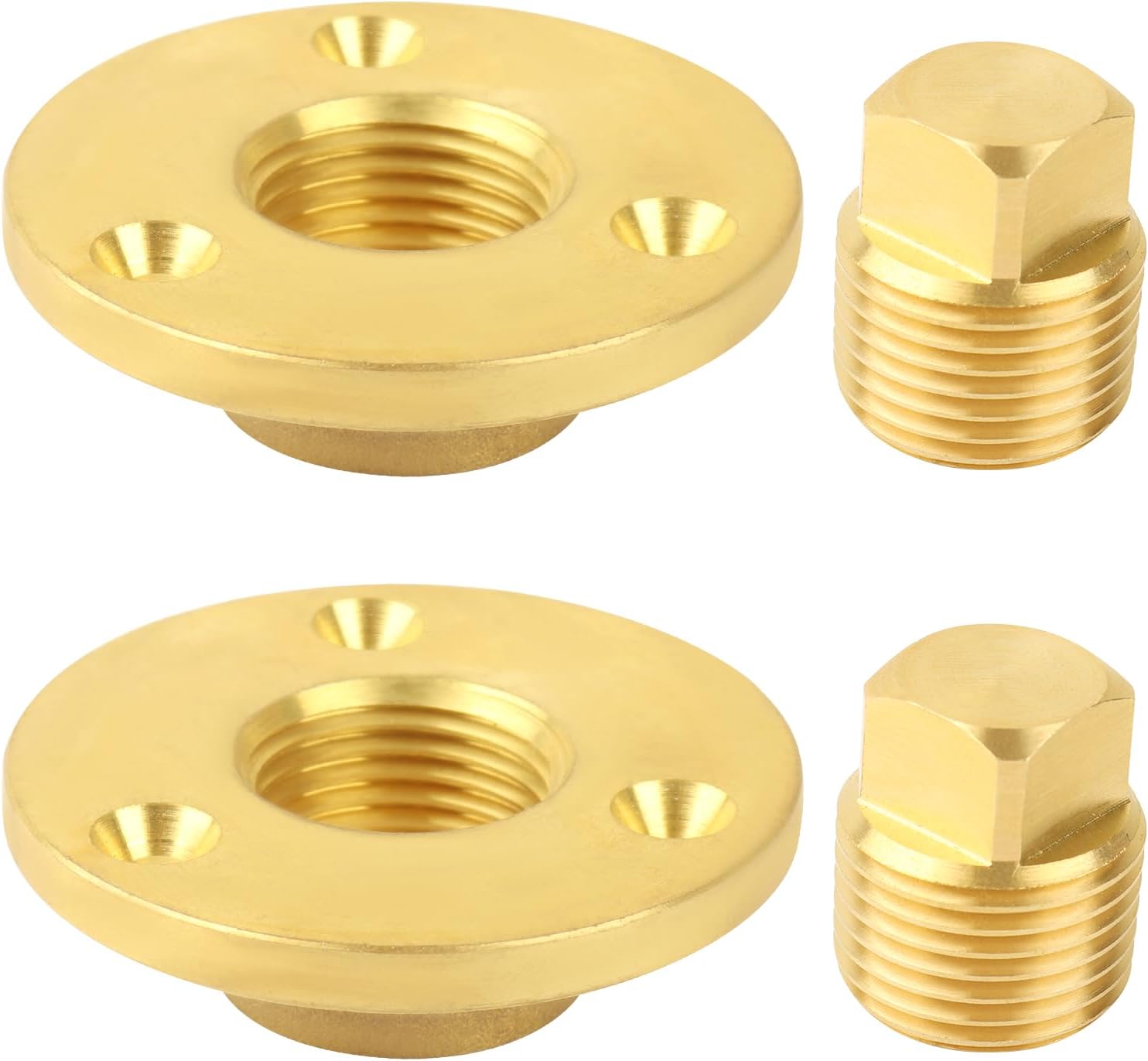 Amazon.com: Brass Boat Drain Plug Kit Boat Plug Kit 1/2" for Transom ...