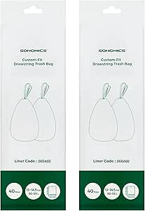 Amazon.com: SONGMICS Trash Bags, Compatible with SONGMICS Motion Sensor ...