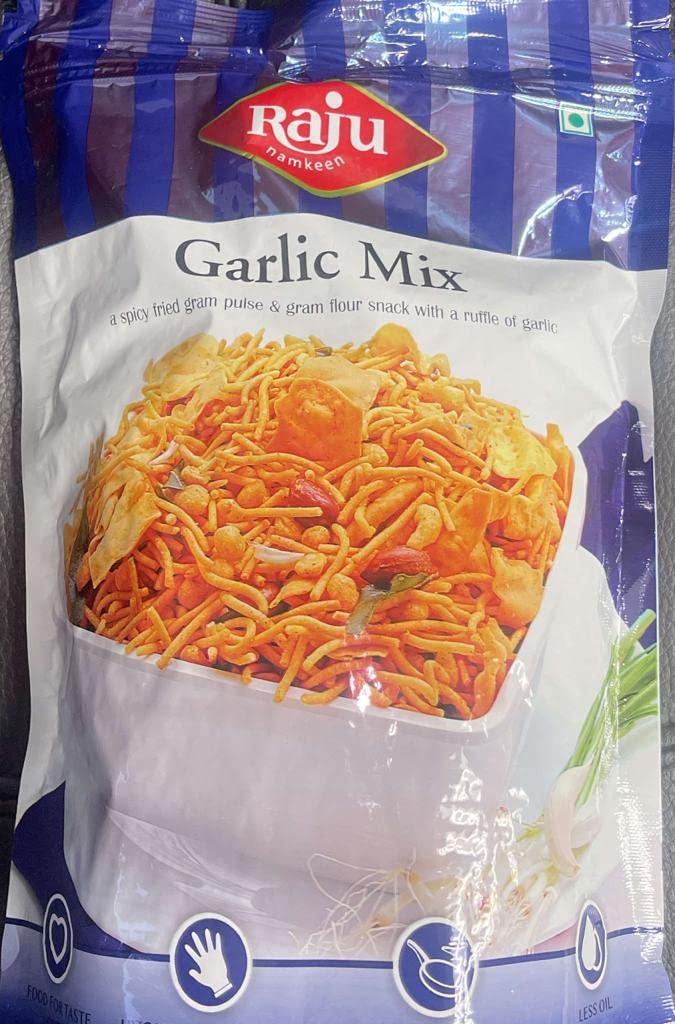 Snapklik.com : Raju Snacks - Garlic Mix 400g - 14oz