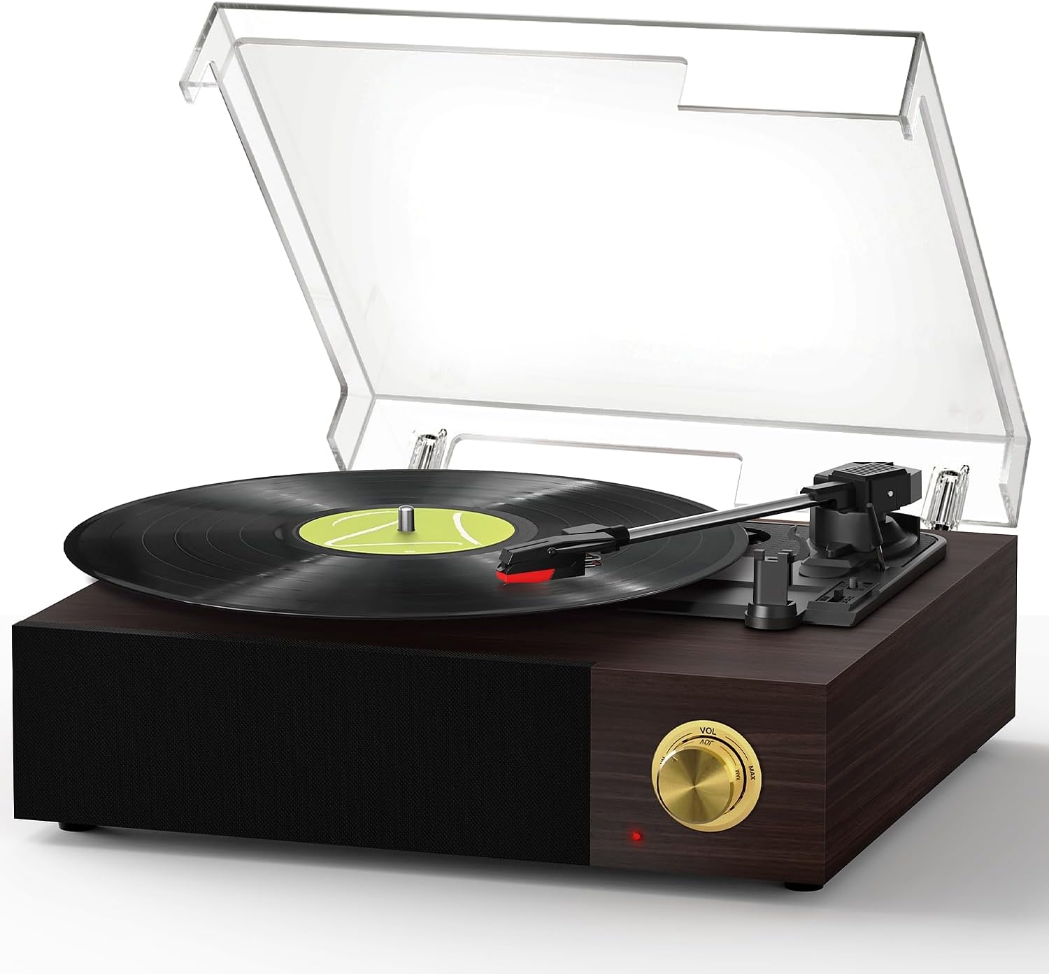 FYDEE Record Player - 5.4 Bluetooth Receiver | 3 Vinyl Sizes | Built-in ...