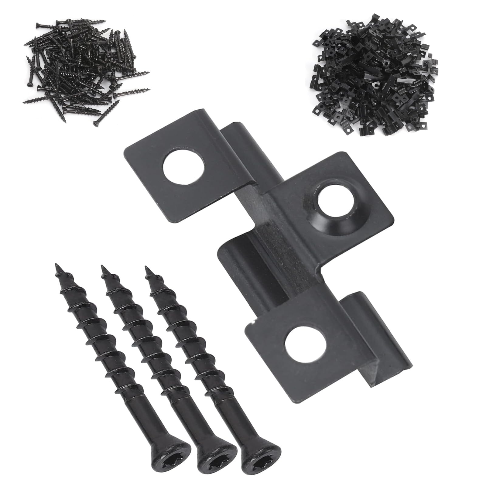YORKING 100Pcs Composite Decking Clips 8mm Fastener Board Clip ...