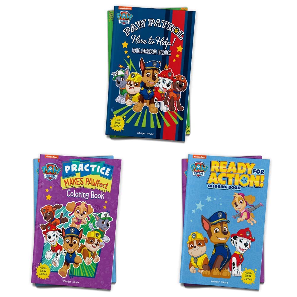 Buy Here to Help! : Paw Patrol Giant Coloring Book For Kids & Practice ...