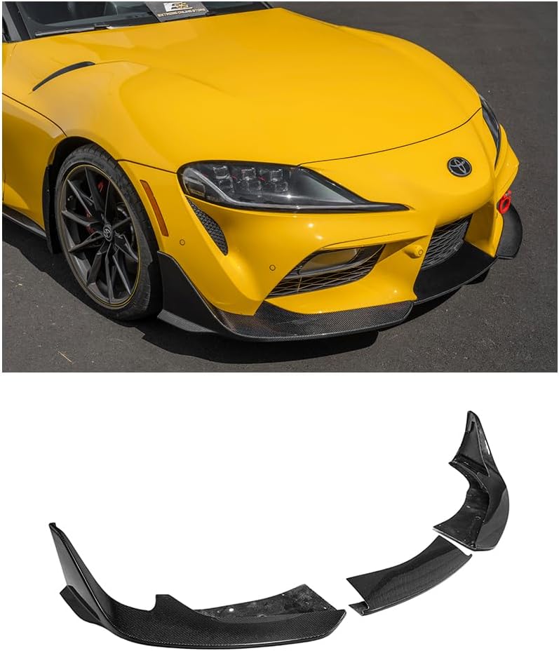 Amazon.com: MUNALP 3 Pieces Front Lip for Toyota Supra A90 A91 2020 ...