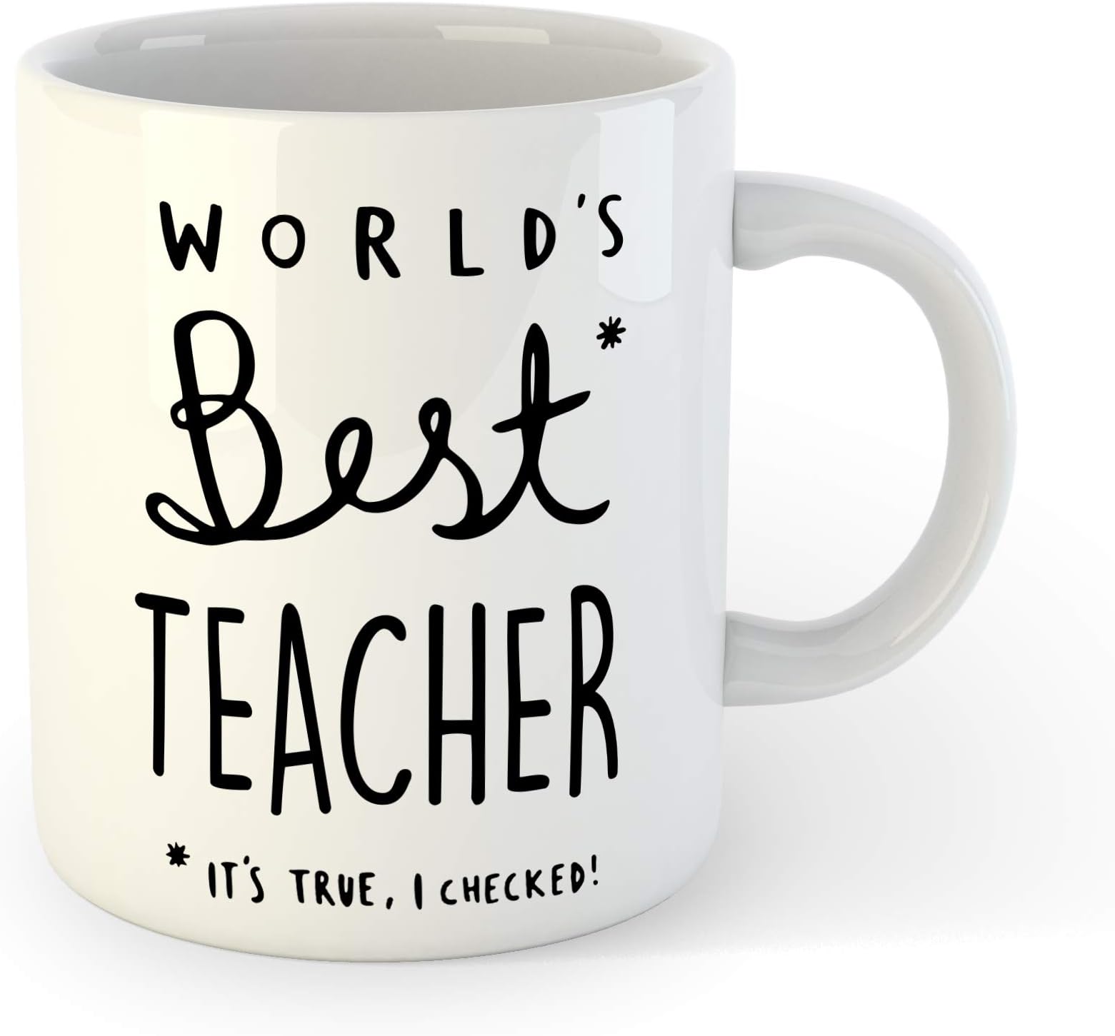 ZOROLUX Worlds Best Teacher Mug - Teachers Gift - End of Term Christmas ...