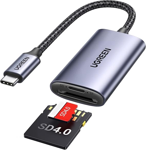 Amazon.com: UGREEN UHS-II SD Card Reader, USB C SD 4.0 Memory Card ...