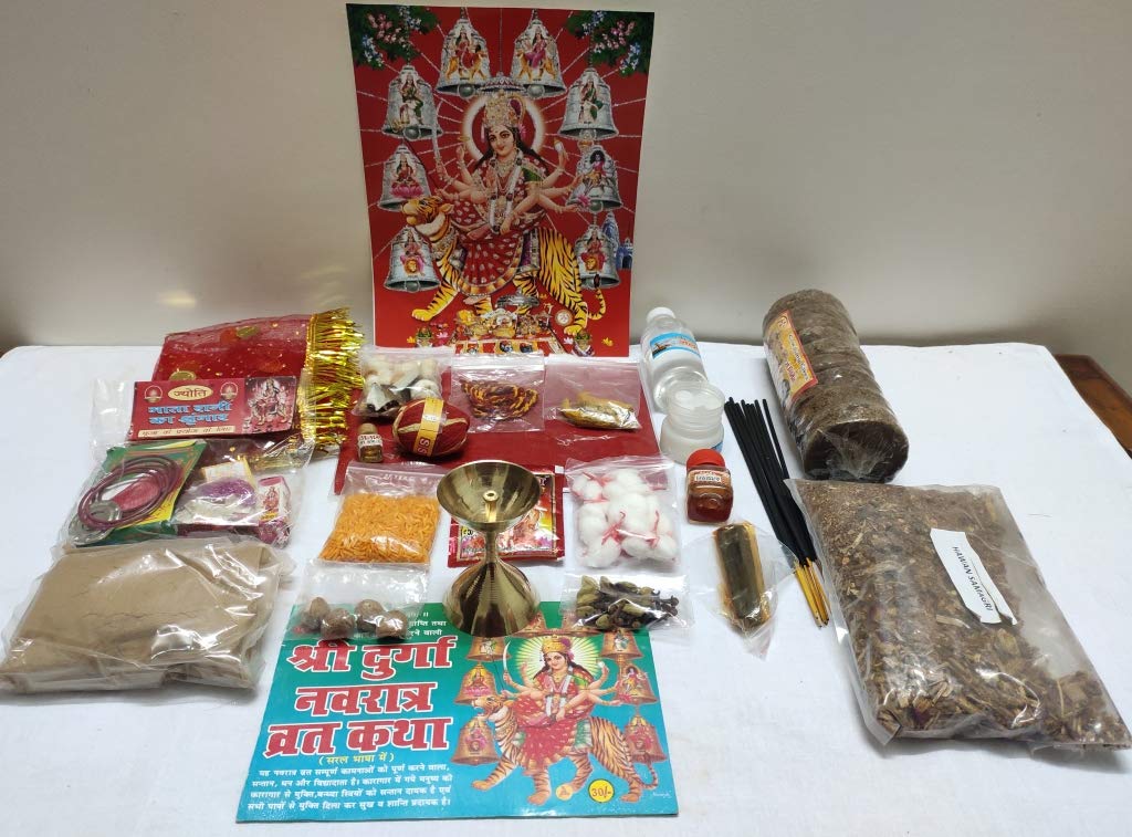 Puravedic Navratre Pooja Samagri/KIT : Amazon.in: Home & Kitchen