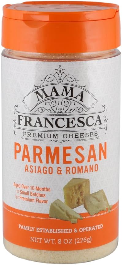 Amazon.com: Mama Francesca Premium Parmesan, Asiago and Romano Cheese ...